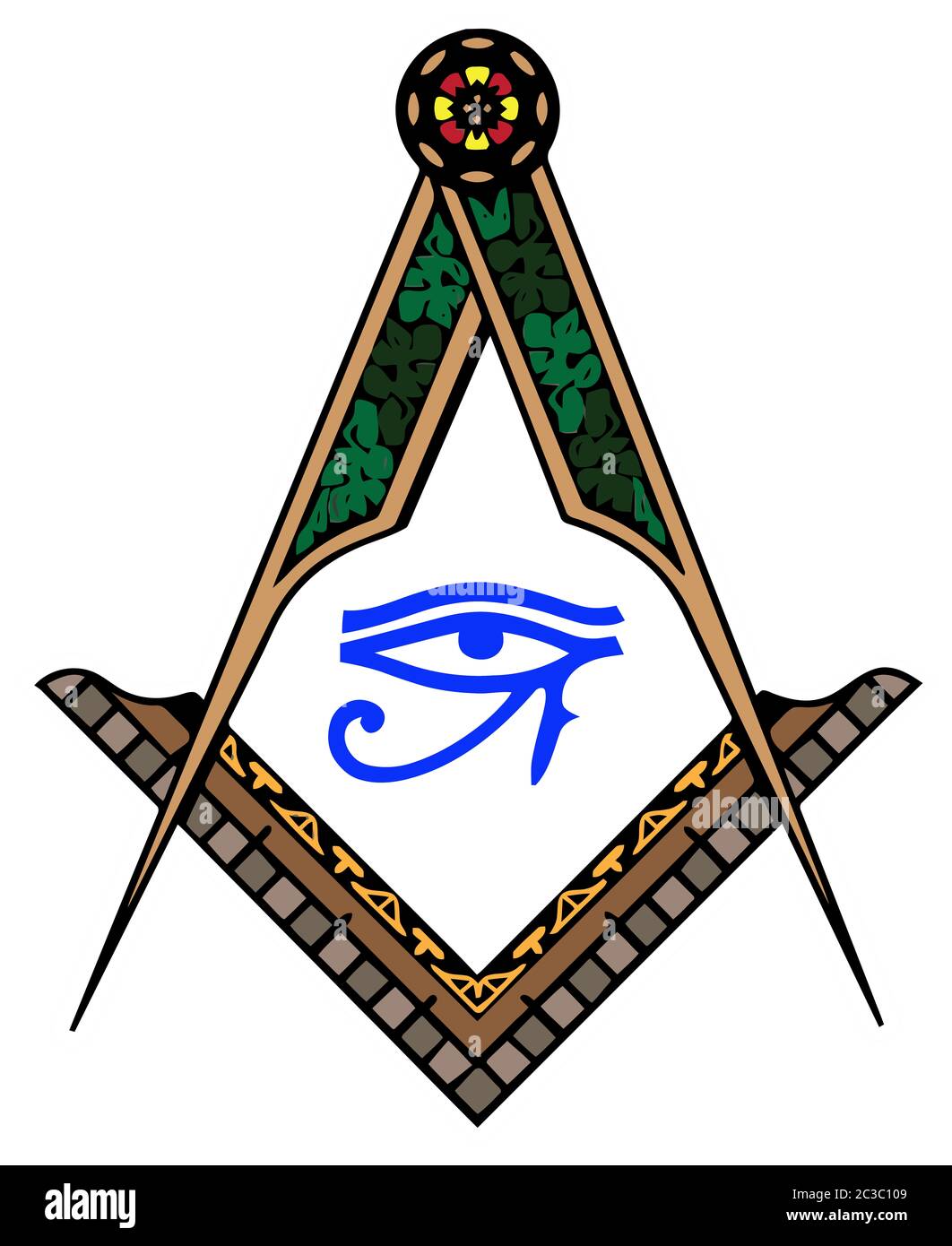 Masonic square and compass hi-res stock photography and images - Alamy
