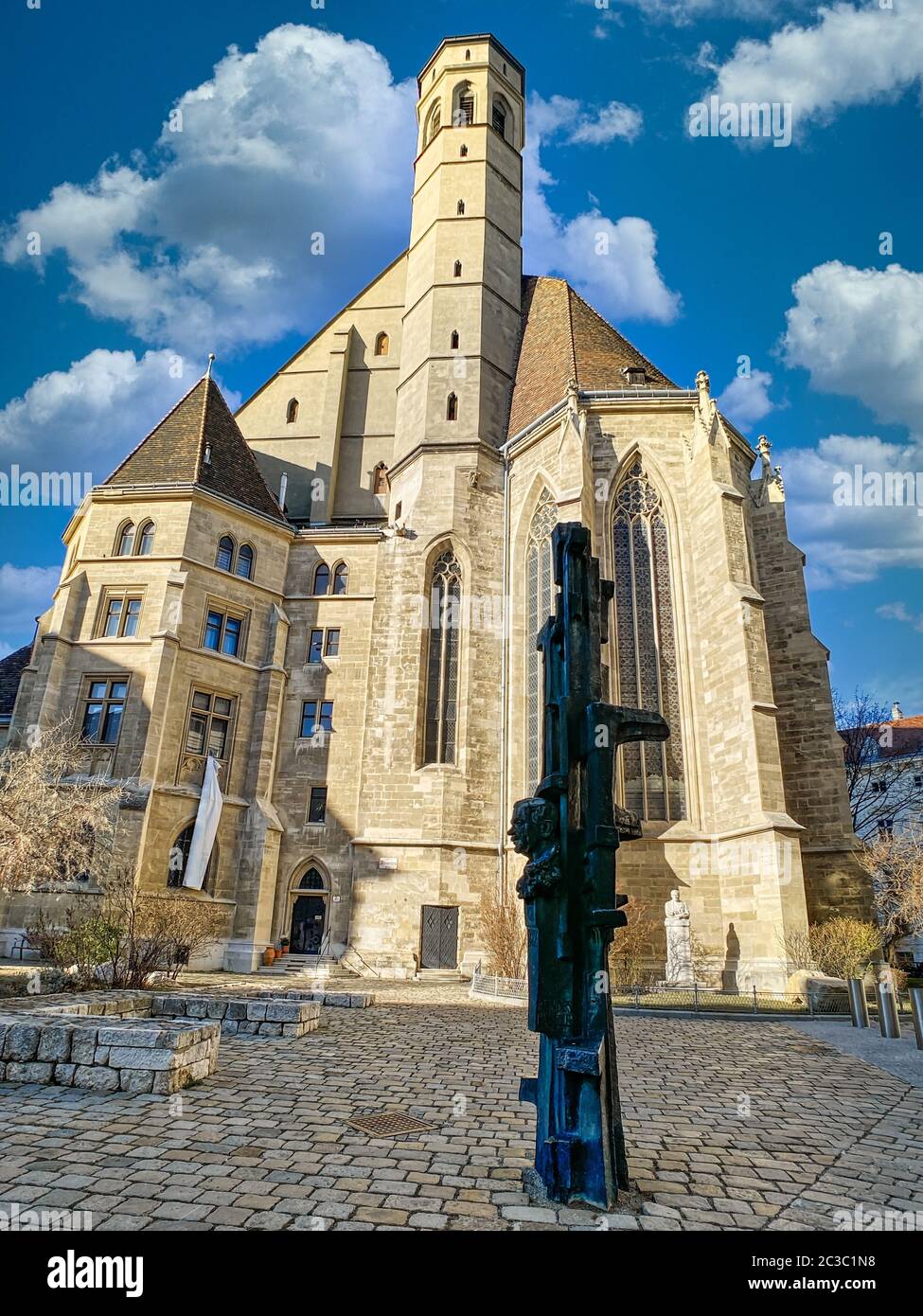 Minoritenkirche Vienna, historic catholic church at Minoritenplatz in ...