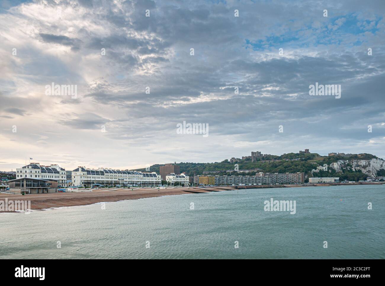 Seaside and Castle Dover Kent England Stock Photo - Alamy