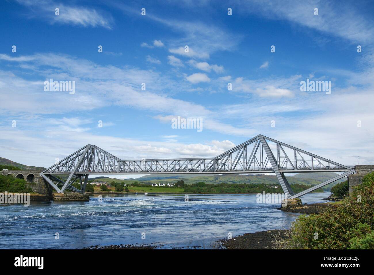 Connel Bridge near Oban Scotland Stock Photo - Alamy