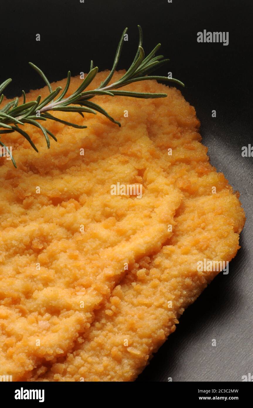 Chicken cotoletta with scamorza cheese Stock Photo - Alamy