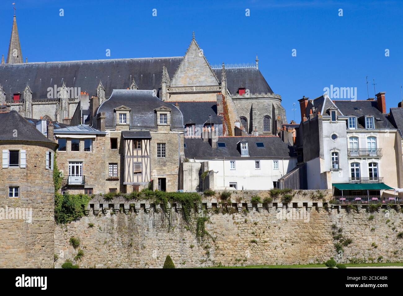 The historic city of Vannes in Brittany, France Stock Photo - Alamy