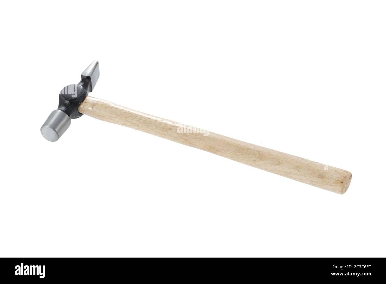 Pin hammer with wood shaft isolated on a white background Stock Photo ...