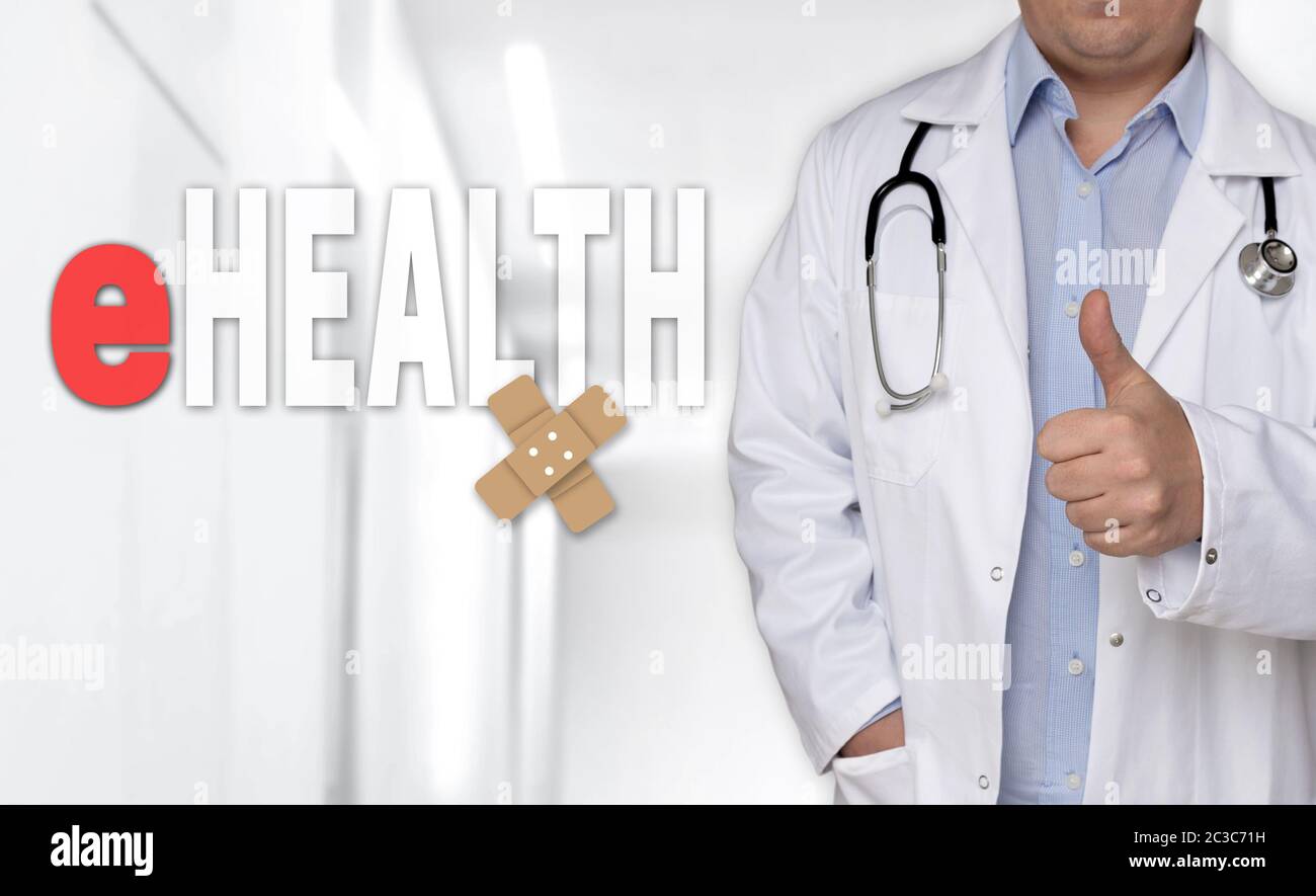 Ehealth medical service doctor hi-res stock photography and images - Alamy