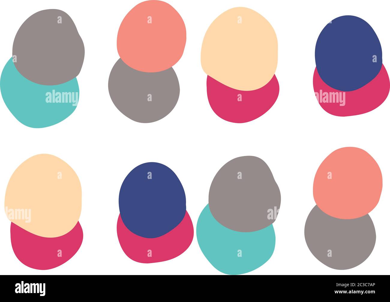 Layered dots seamless pattern, dots pattern, kids and baby seamless ...