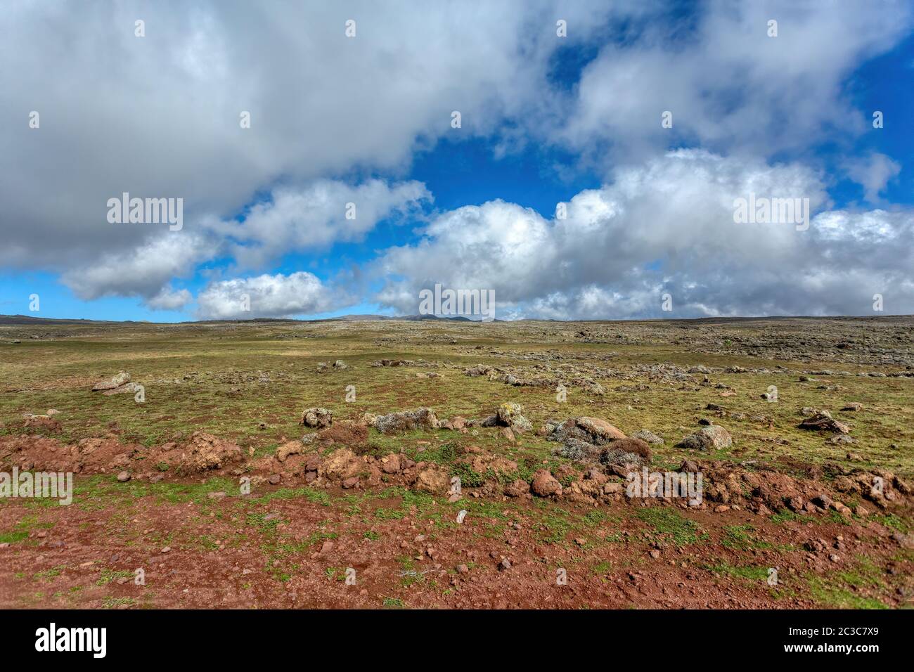 beautiful landscape of the Ethiopian Bale Mountains National Park ...