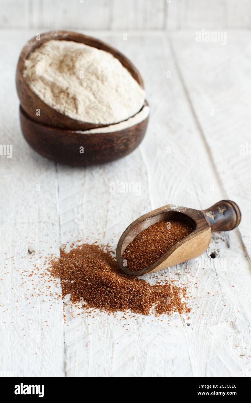 Teff flour grain hi-res stock photography and images - Alamy
