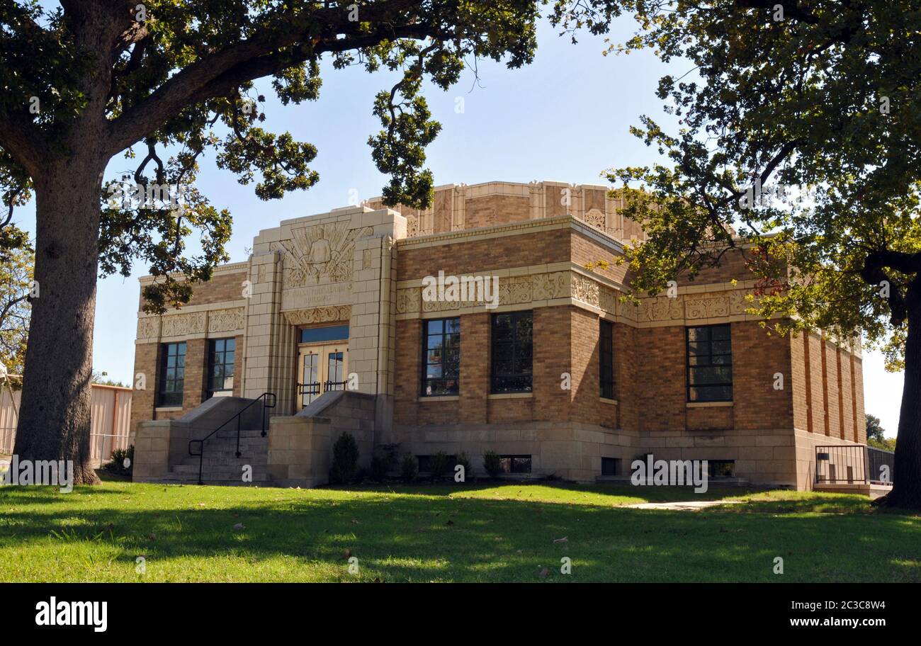 The Tulsa Fire Alarm Building, an Art Deco landmark completed in 1931 ...