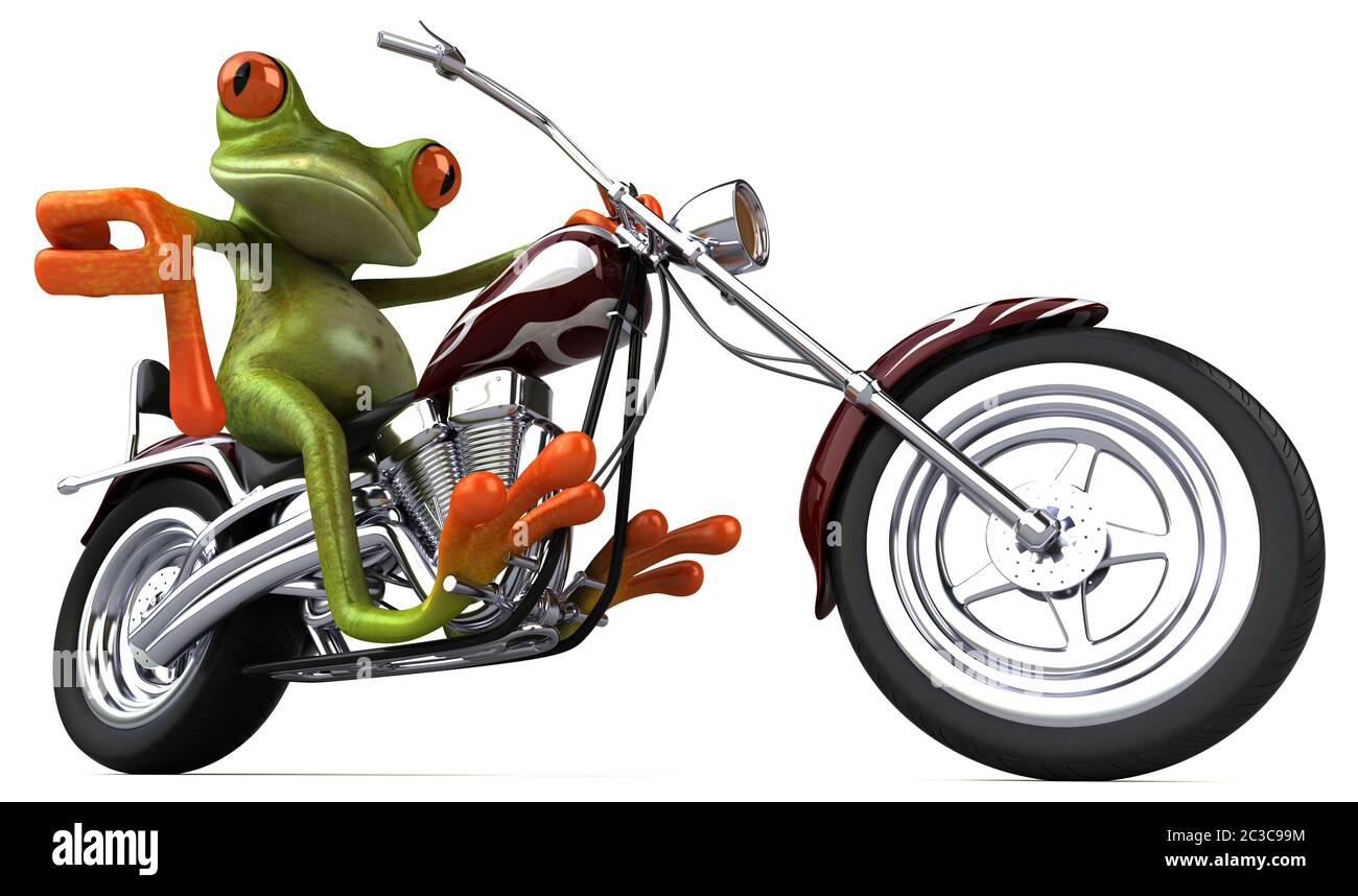 Frog on motorcycle hi-res stock photography and images - Alamy