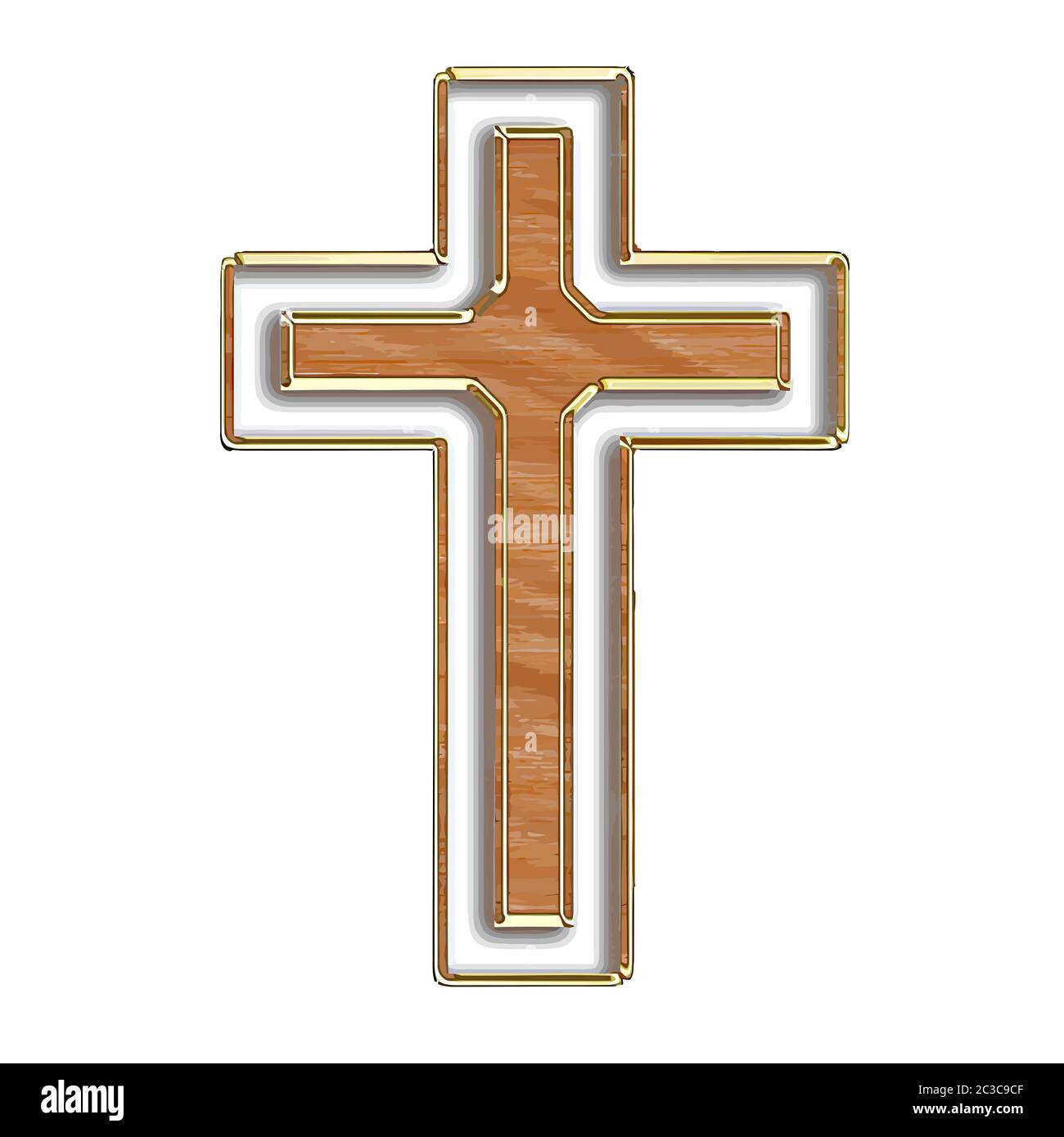 golden brown christian cross peace crucifixion jesus pray illustration ...