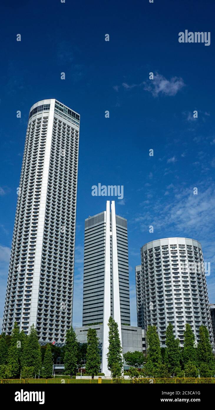 famous financial district Tokyo modern building architecture Stock ...