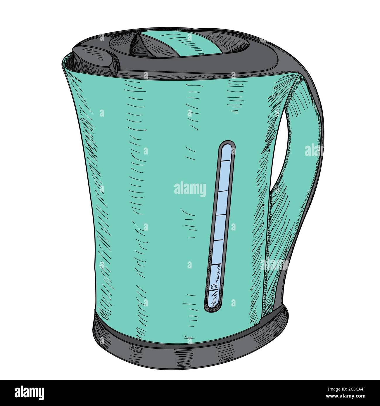 Object electric kettle cartoon hi-res stock photography and images - Alamy