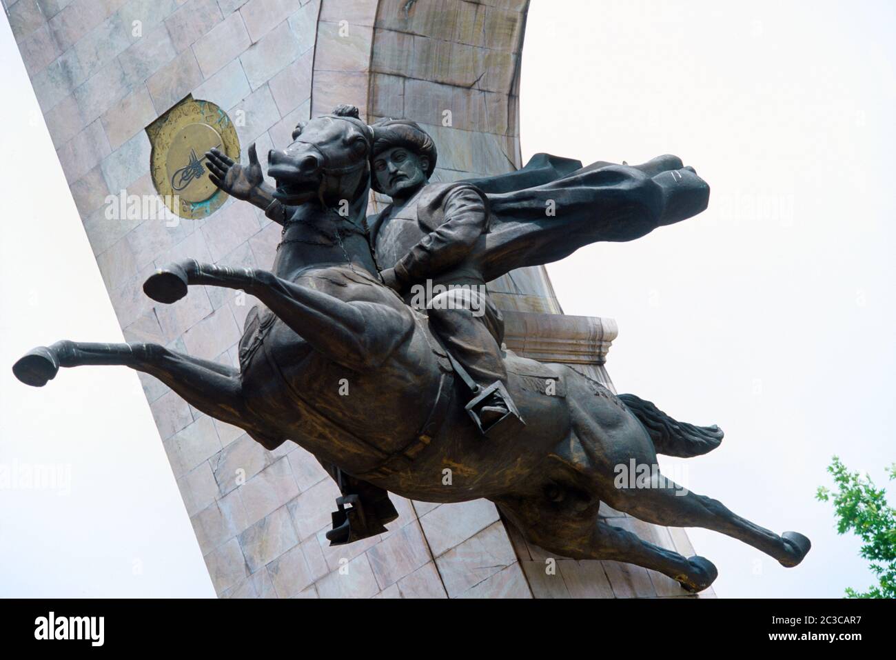 Istanbul Turkey Memorial to Sultan Mehmed II at Fatih Park Stock Photo ...