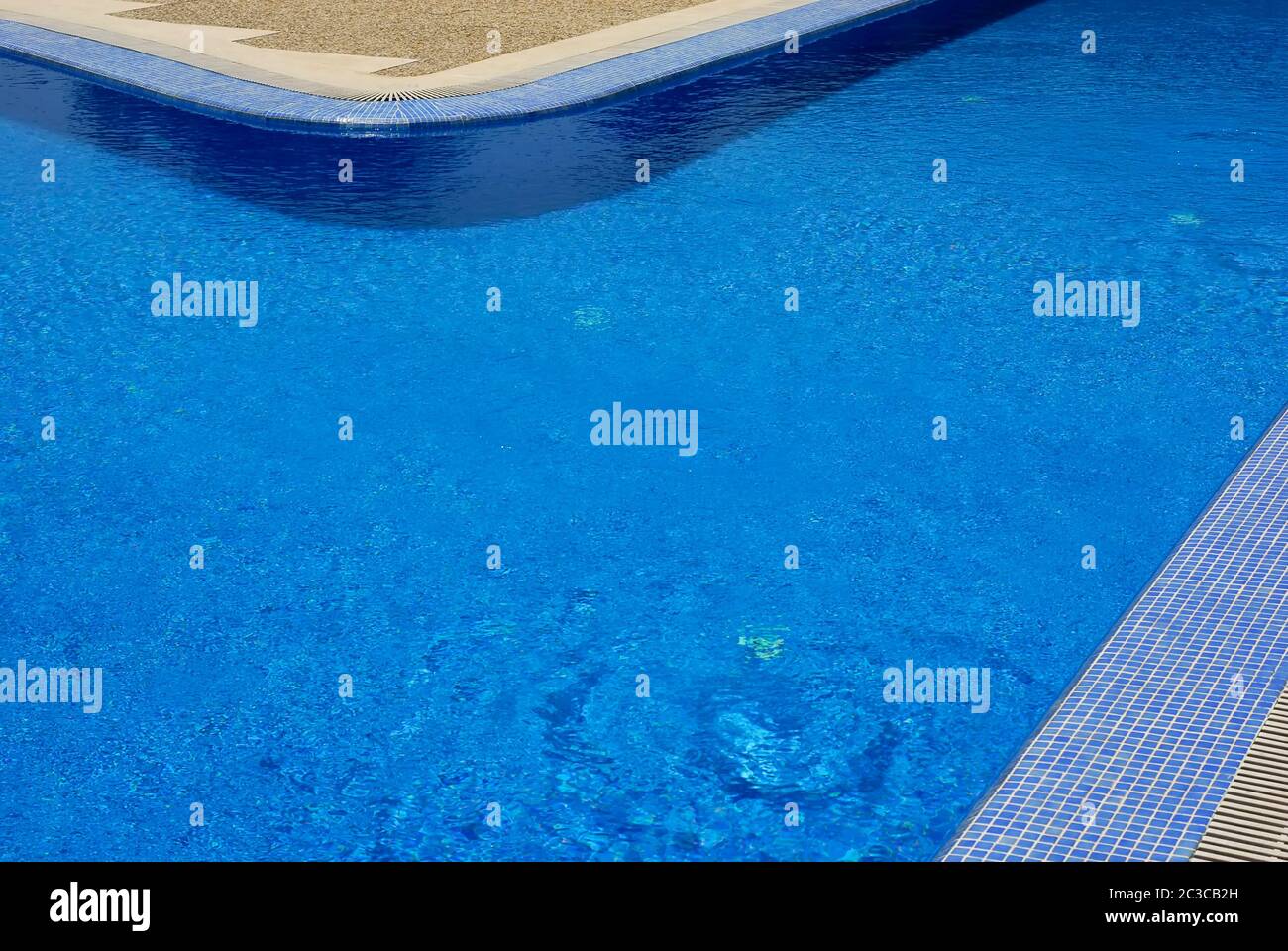 swimming pool details with blue water textures Stock Photo - Alamy