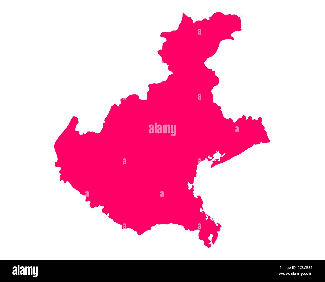 Map of Veneto Stock Photo - Alamy