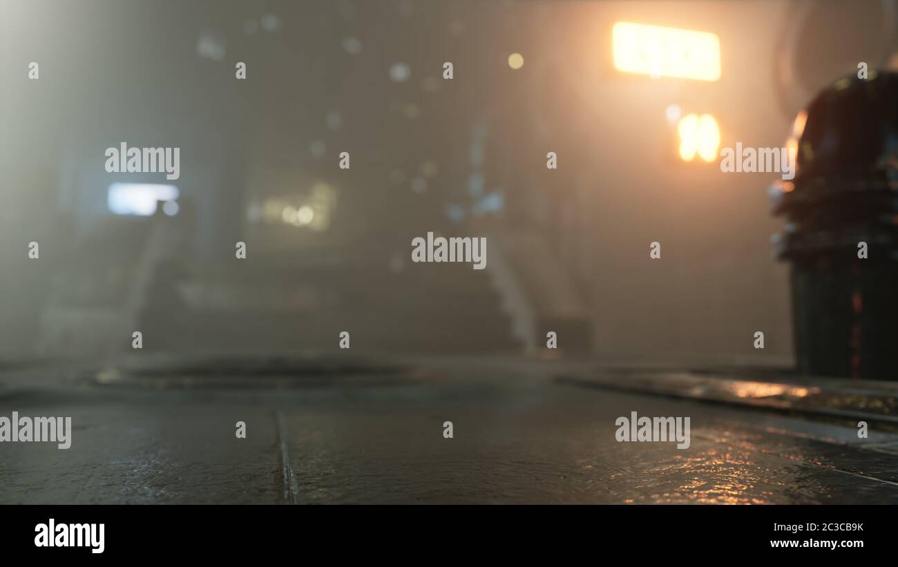 Bright fog neon background hi-res stock photography and images - Alamy