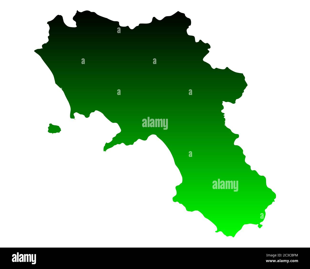Map of campania hi-res stock photography and images - Alamy