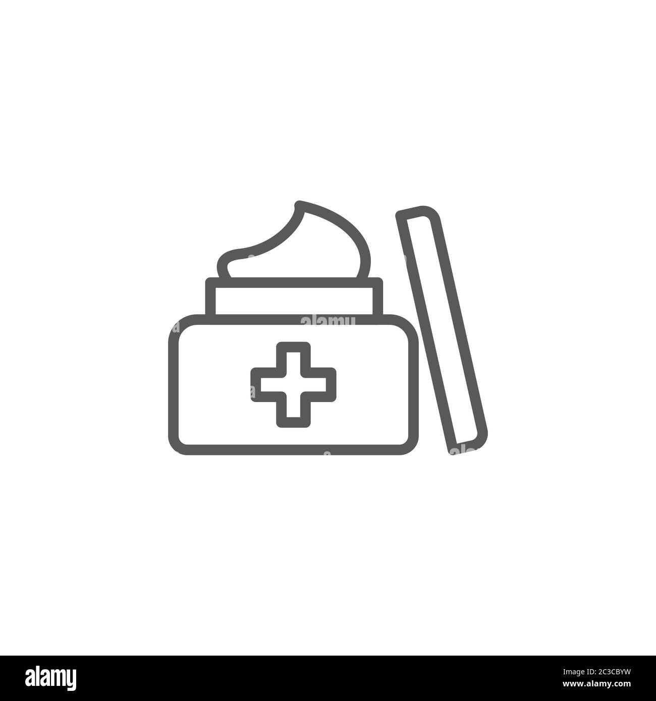 Medical cosmetic vector icon symbol isolated on white background Stock ...