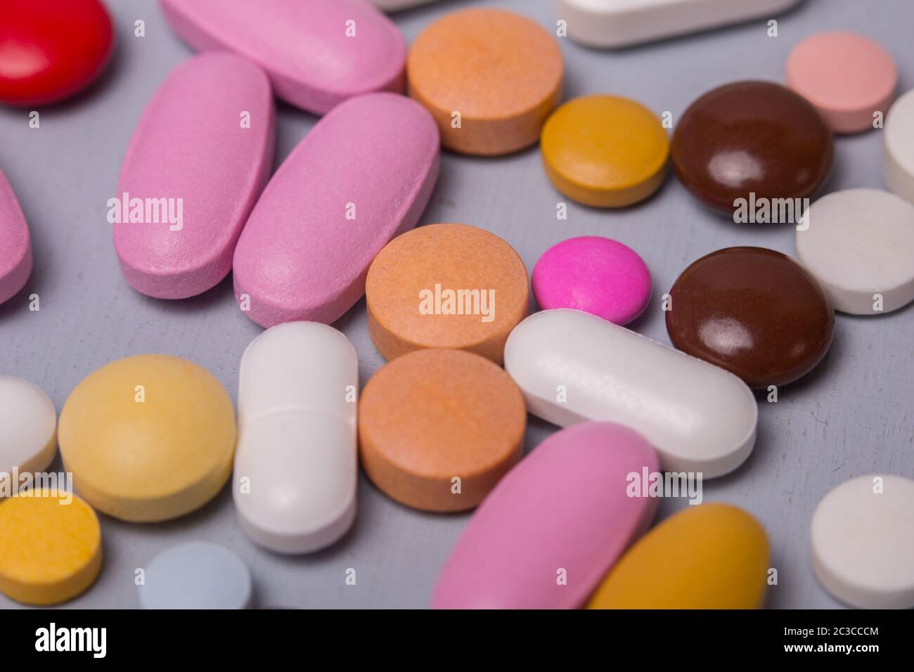 different Tablets pills capsule heap mix therapy drugs Stock Photo - Alamy