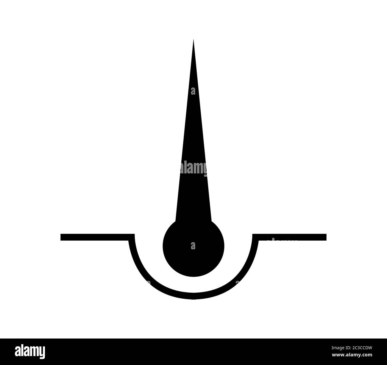 fur icon illustrated on white background Stock Photo - Alamy