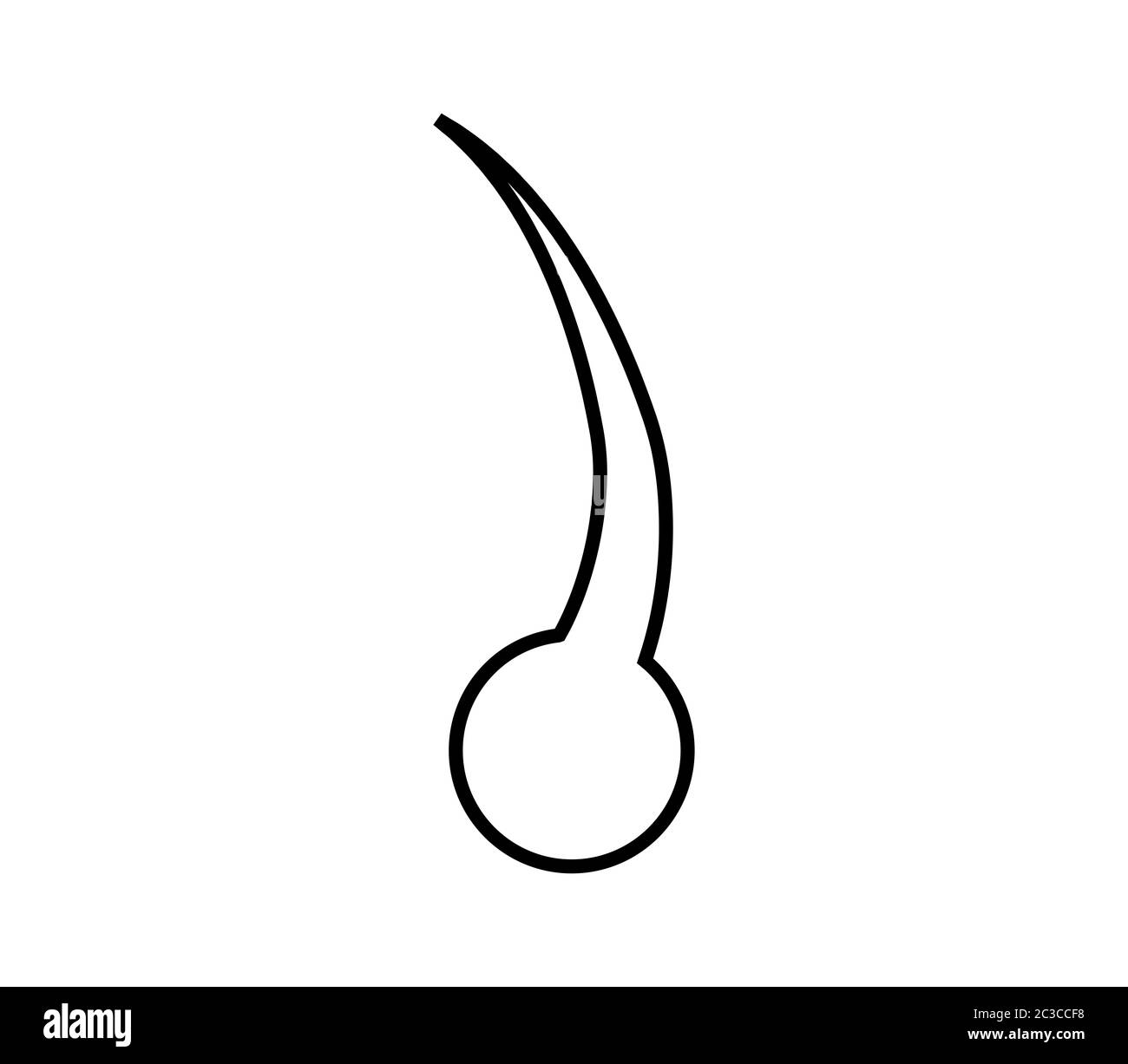 fur icon illustrated on white background Stock Photo - Alamy