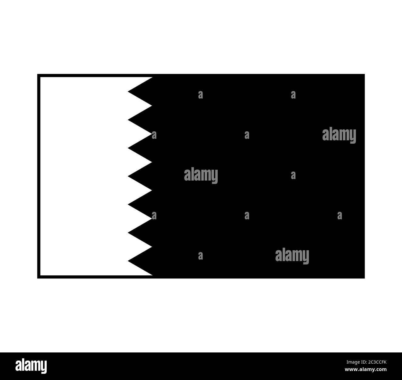 qatar flag icon illustrated in vector on white background Stock Photo ...