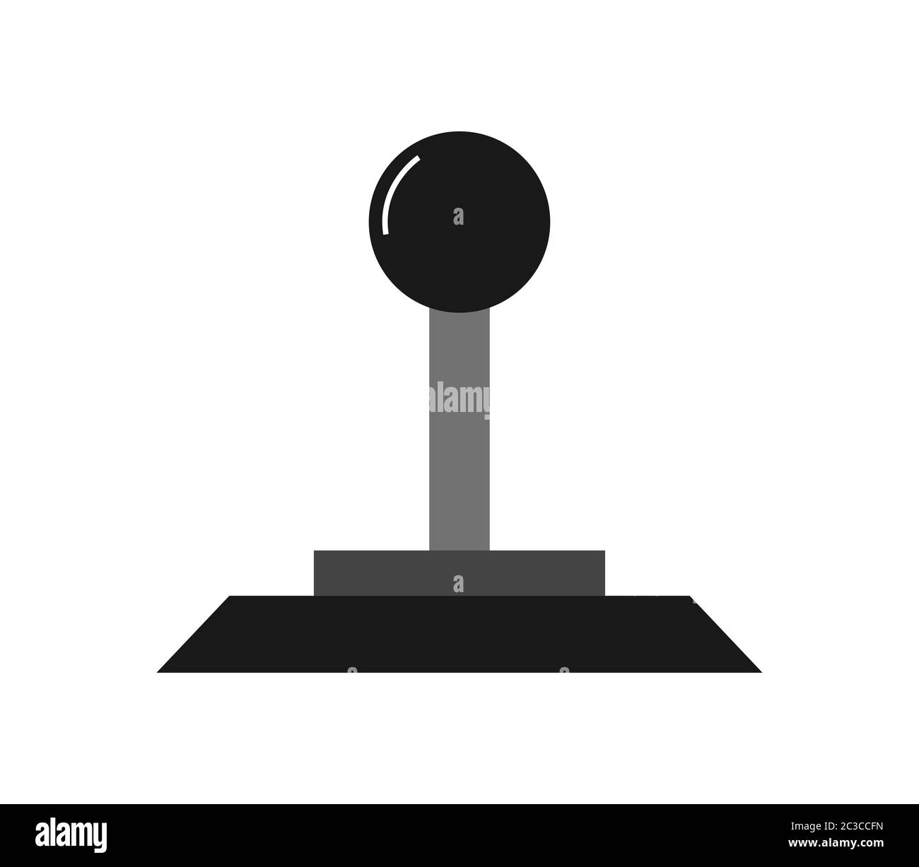 Joystick icon Black and White Stock Photos & Images - Alamy