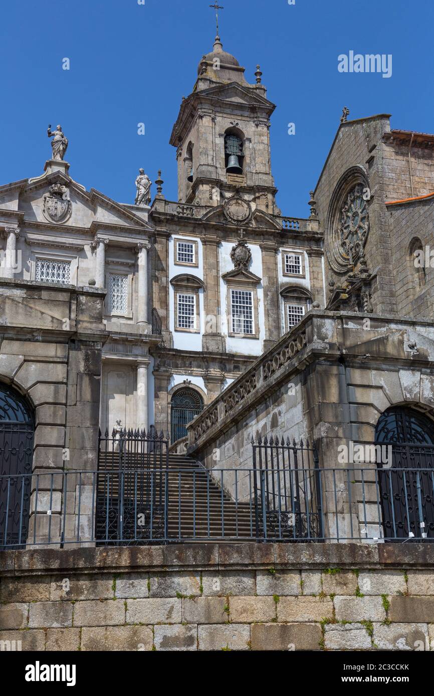 Sao Francisco Church, 14th century Gothic architecture. Neoclassical ...