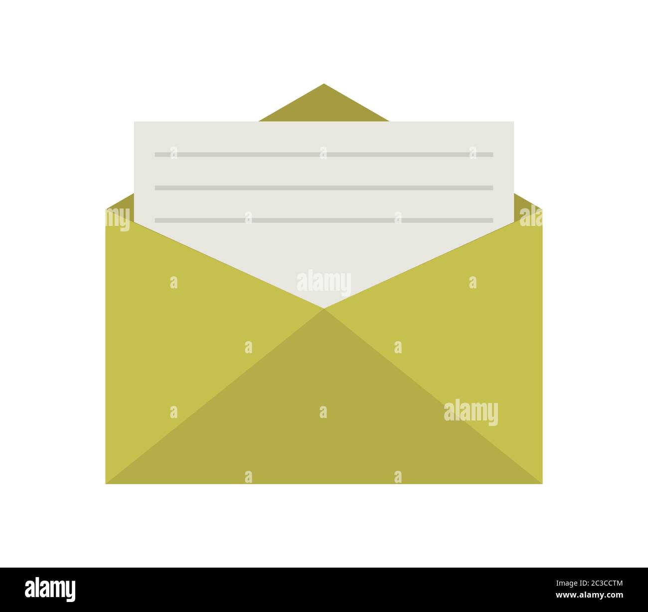 message icon illustrated on white background Stock Photo - Alamy