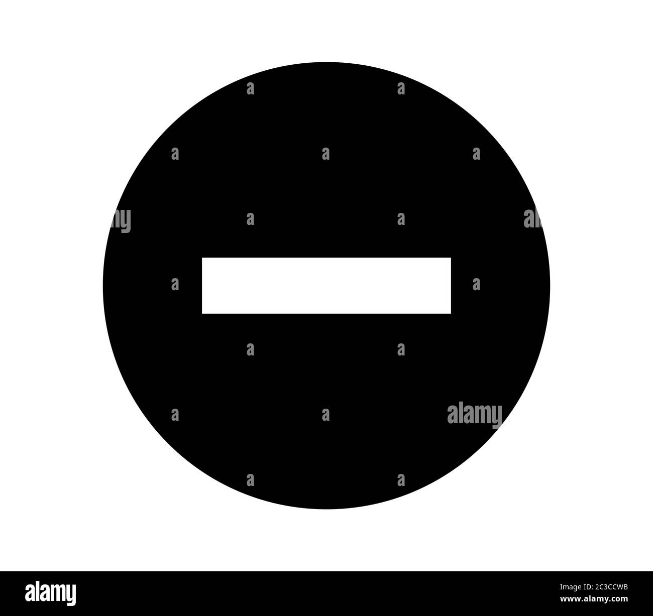 Round stop sign in Black and White Stock Photos & Images - Alamy