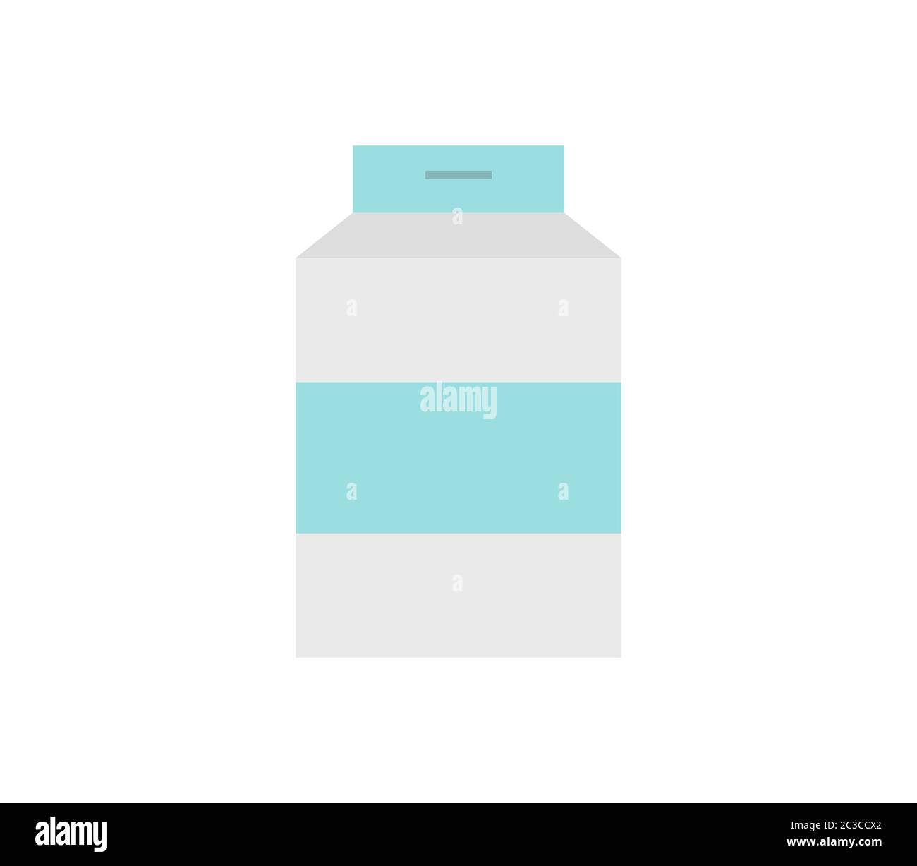milk icon illustrated in vector on white background Stock Photo - Alamy
