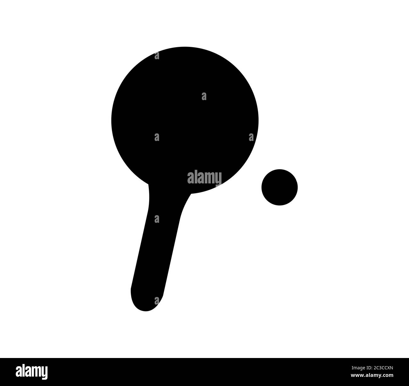 ping pong icon illustrated in vector on white background Stock Photo ...