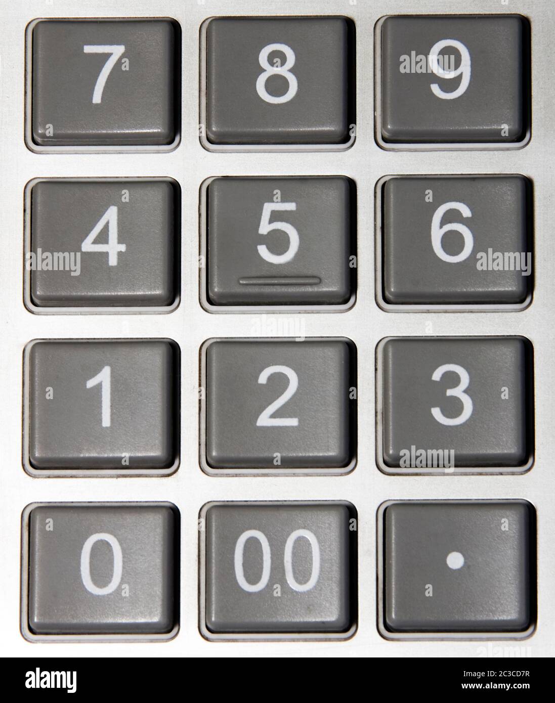 Calculator numbers closeup Stock Photo - Alamy
