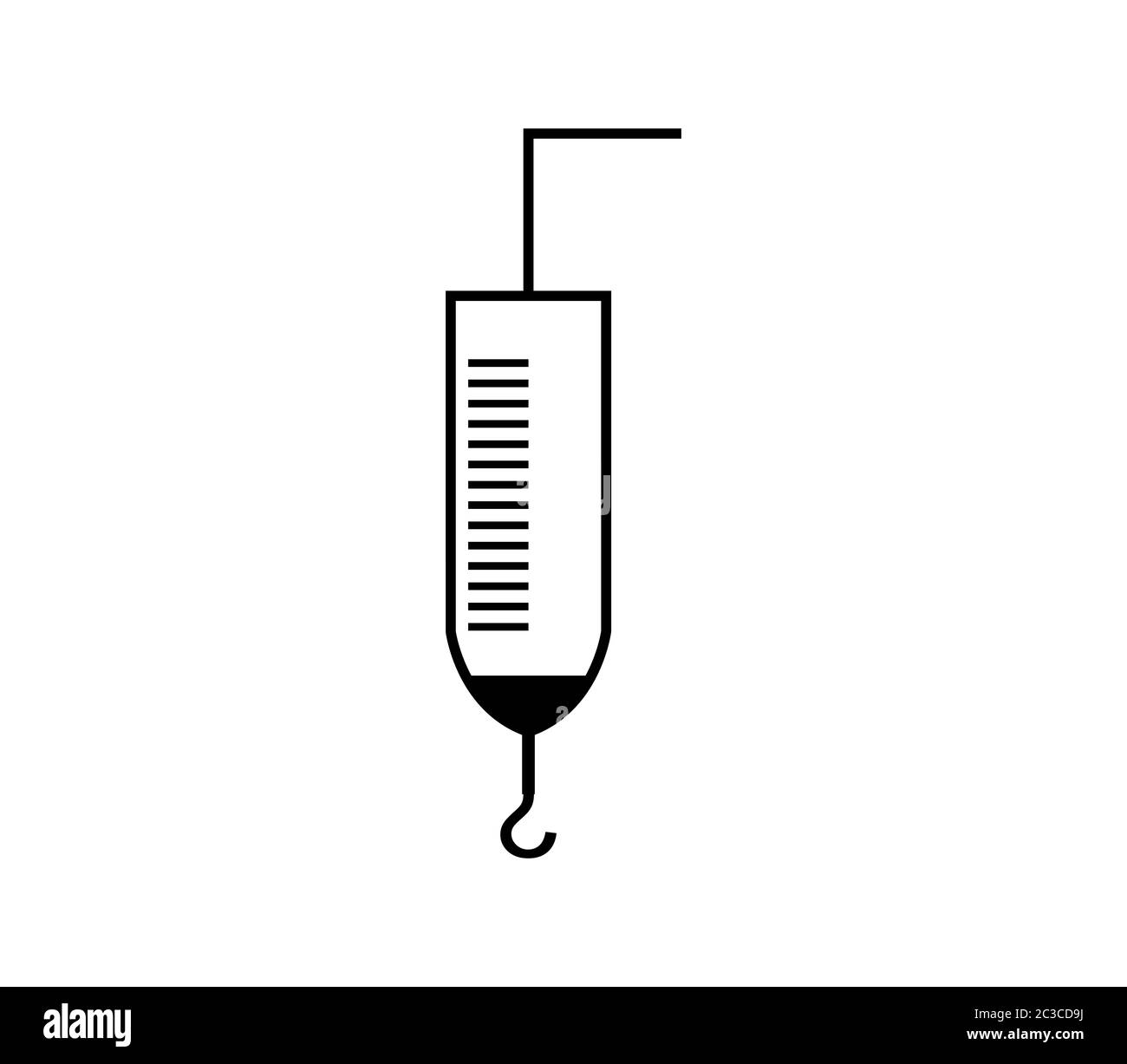 medical drip icon illustrated in vector on white background Stock Photo ...