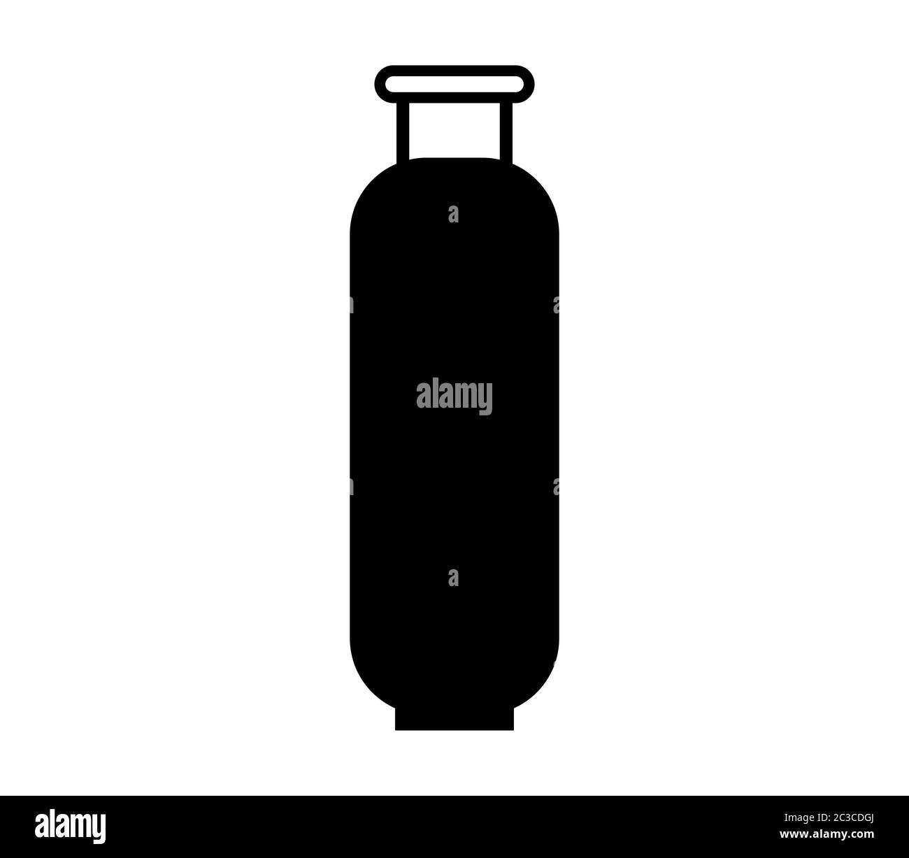 gas cylinder icon illustrated in vector on white background Stock Photo ...