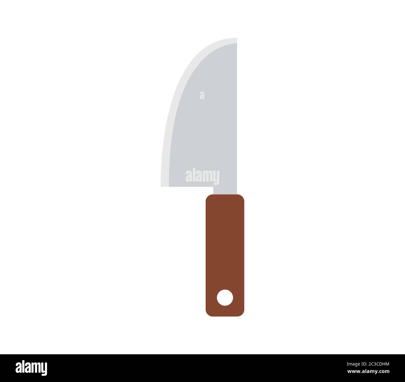 knife icon illustrated in vector on white background Stock Photo - Alamy