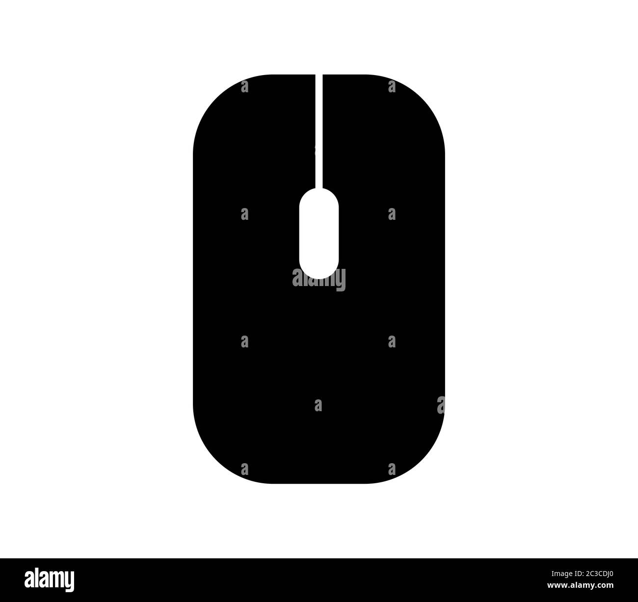 mouse icon illustrated in vector on white background Stock Photo - Alamy
