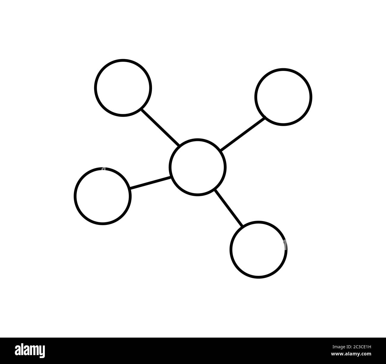 Structure icon on white Black and White Stock Photos & Images - Alamy