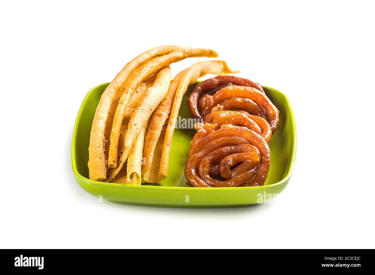Indian Cuisine Fafda and Jalebi, special and famous dish of Gujarat ...