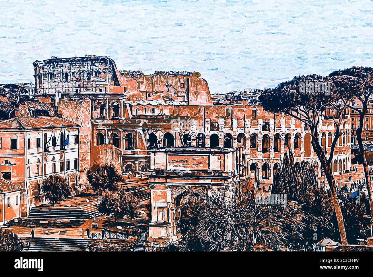 Rome magic hi-res stock photography and images - Alamy