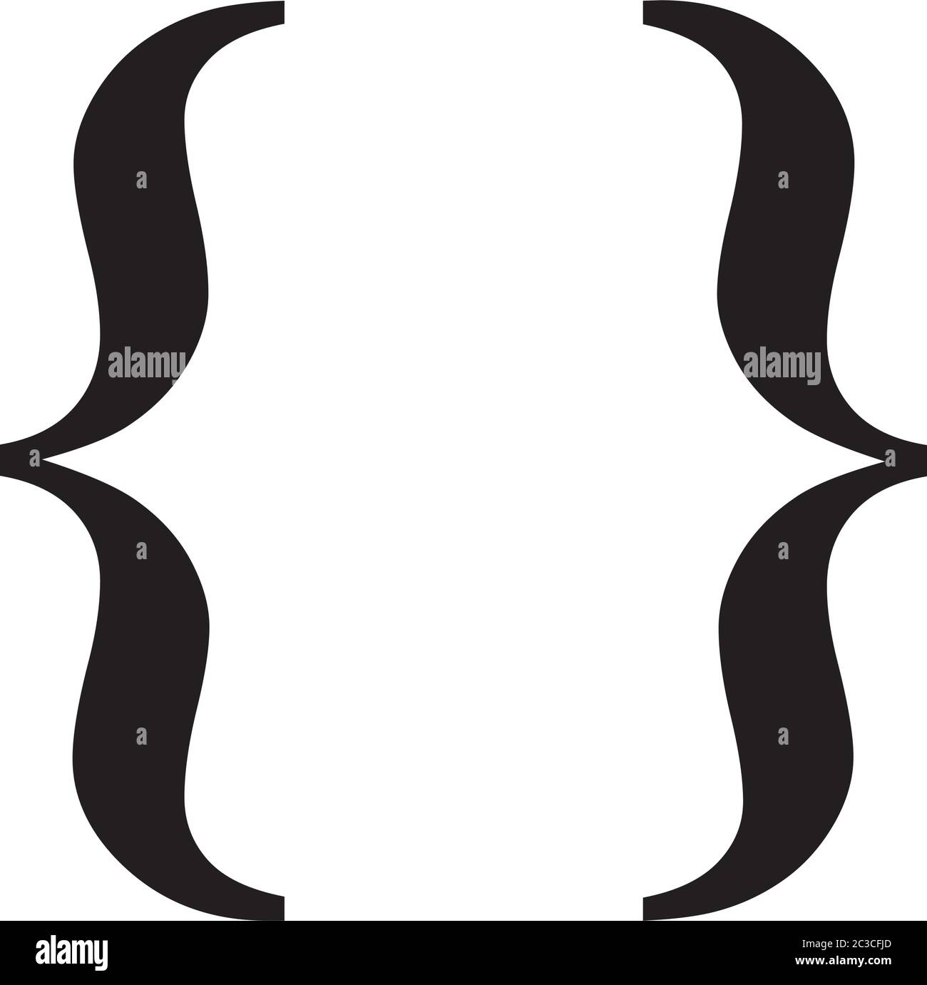 Parenthesis image Stock Vector Images - Alamy