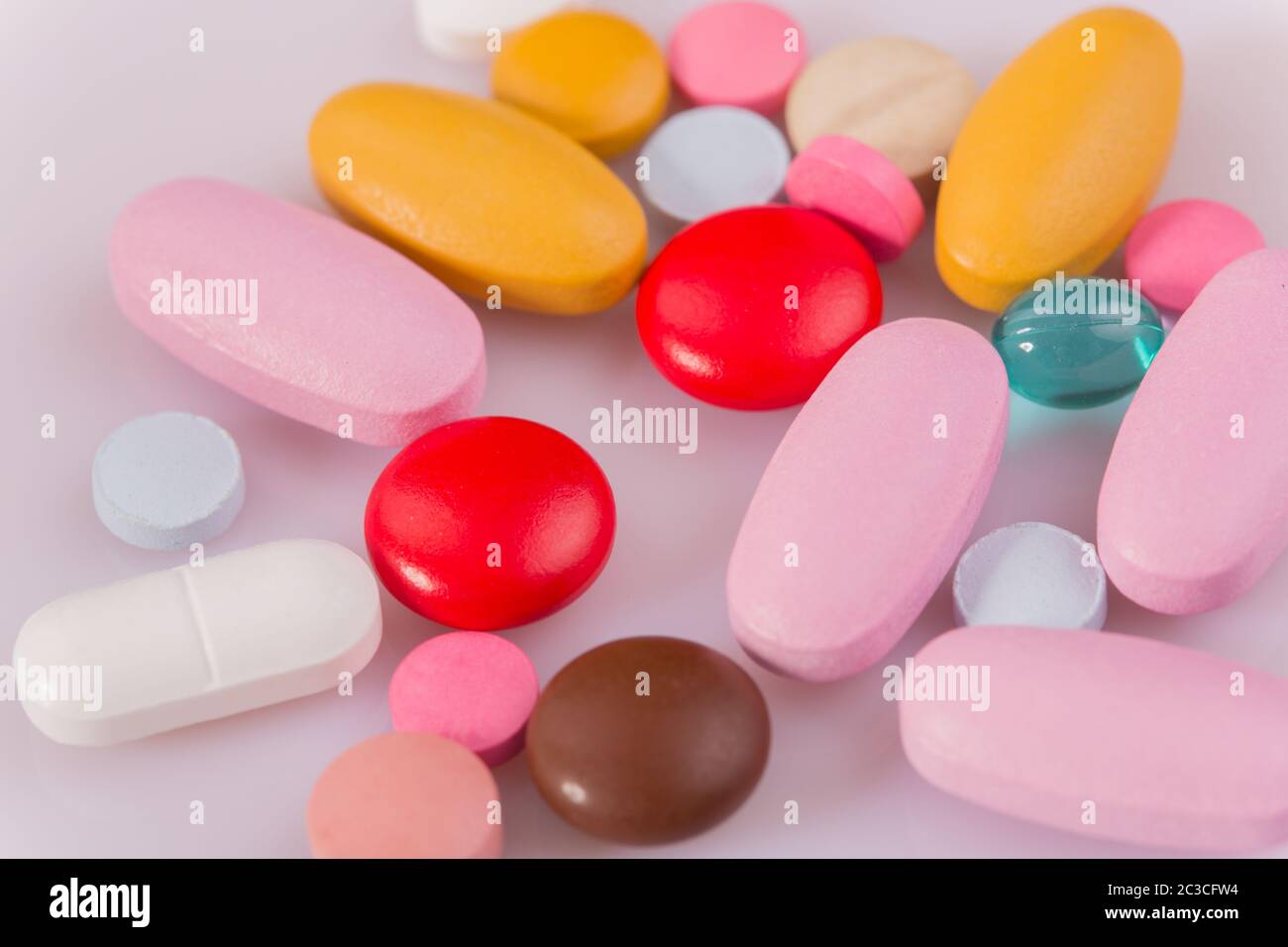 different Tablets pills capsule heap mix therapy drugs Stock Photo - Alamy