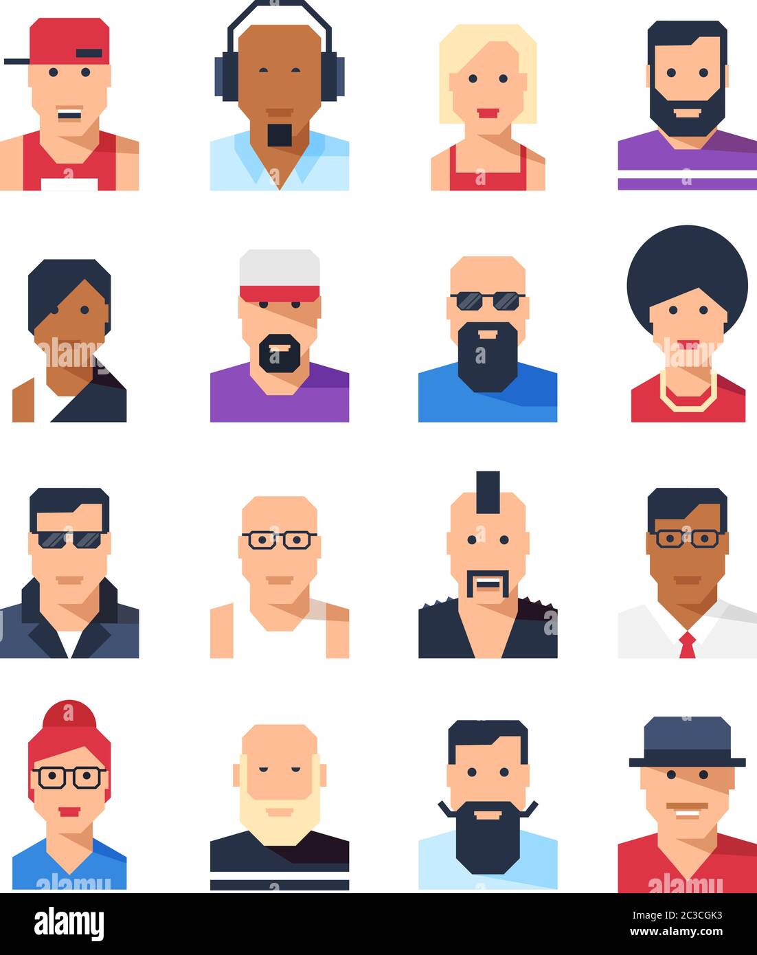 People abstract faces avatars hi-res stock photography and images - Alamy