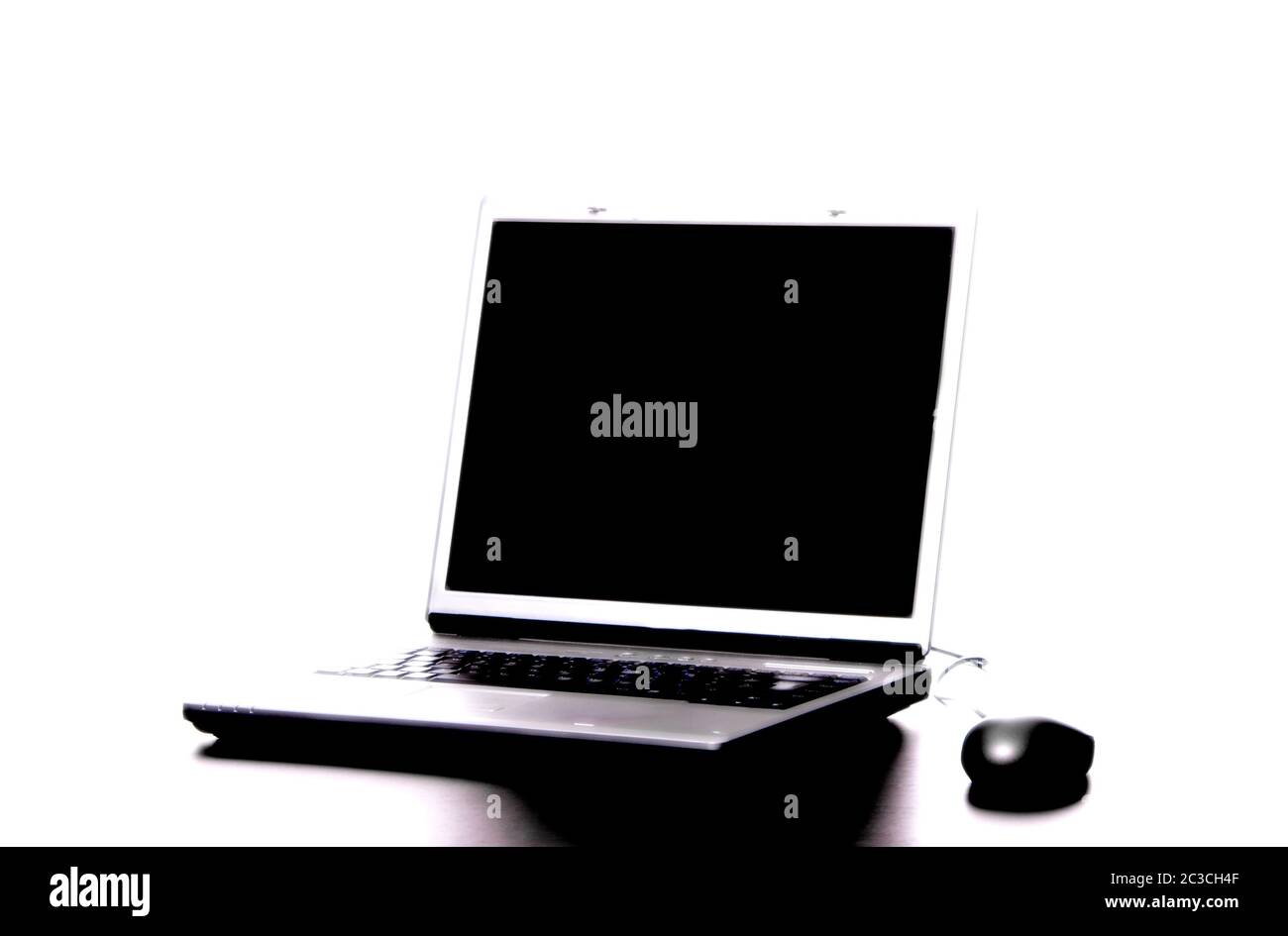 a personal computer isolated on white background Stock Photo - Alamy