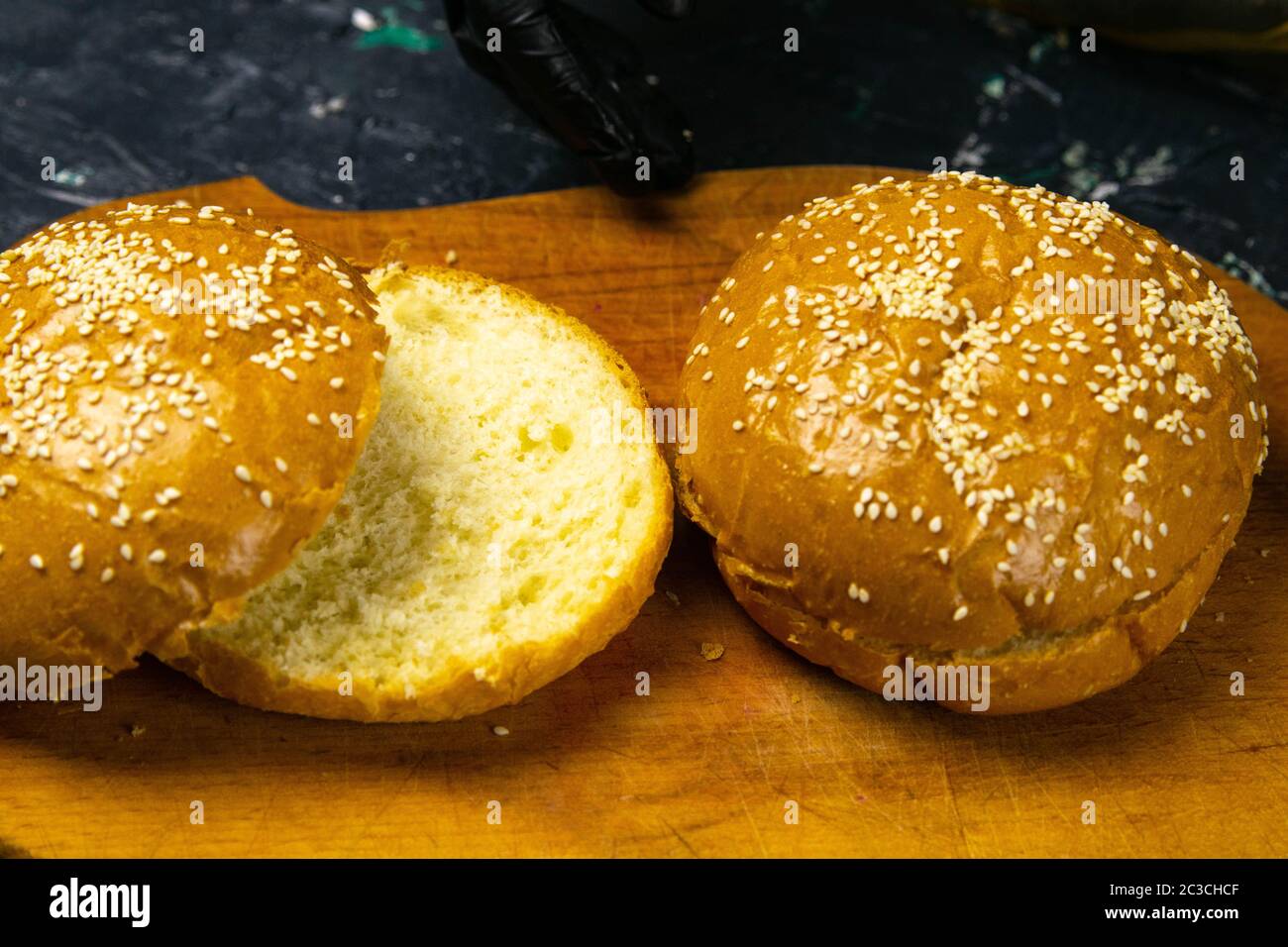 Half burger half vegetable sandwich hi-res stock photography and images ...