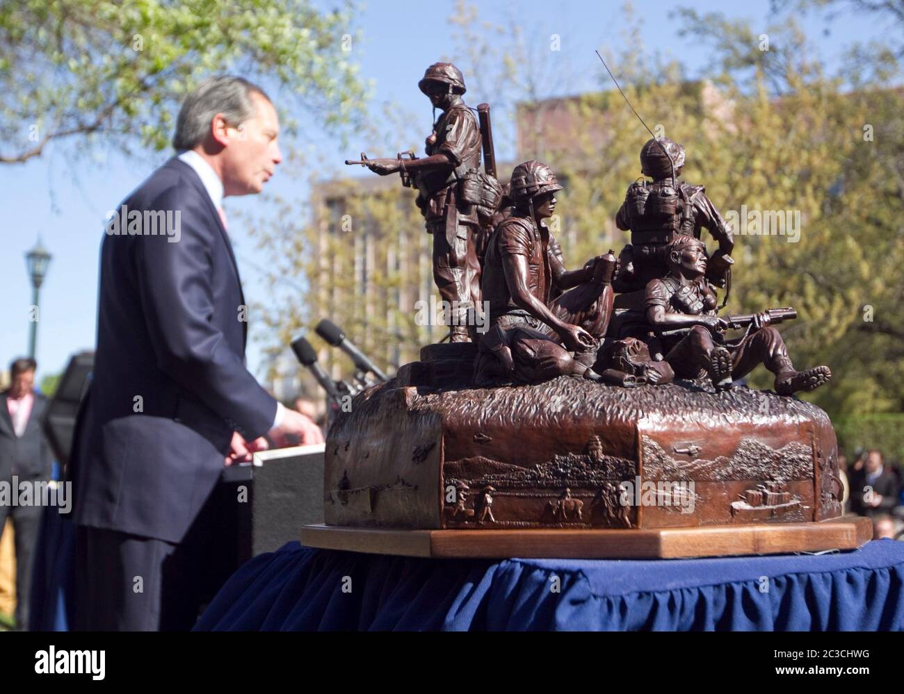 Austin, Texas USA, March 2013: Texas Lt. Gov. David Dewhurst speaks at ...