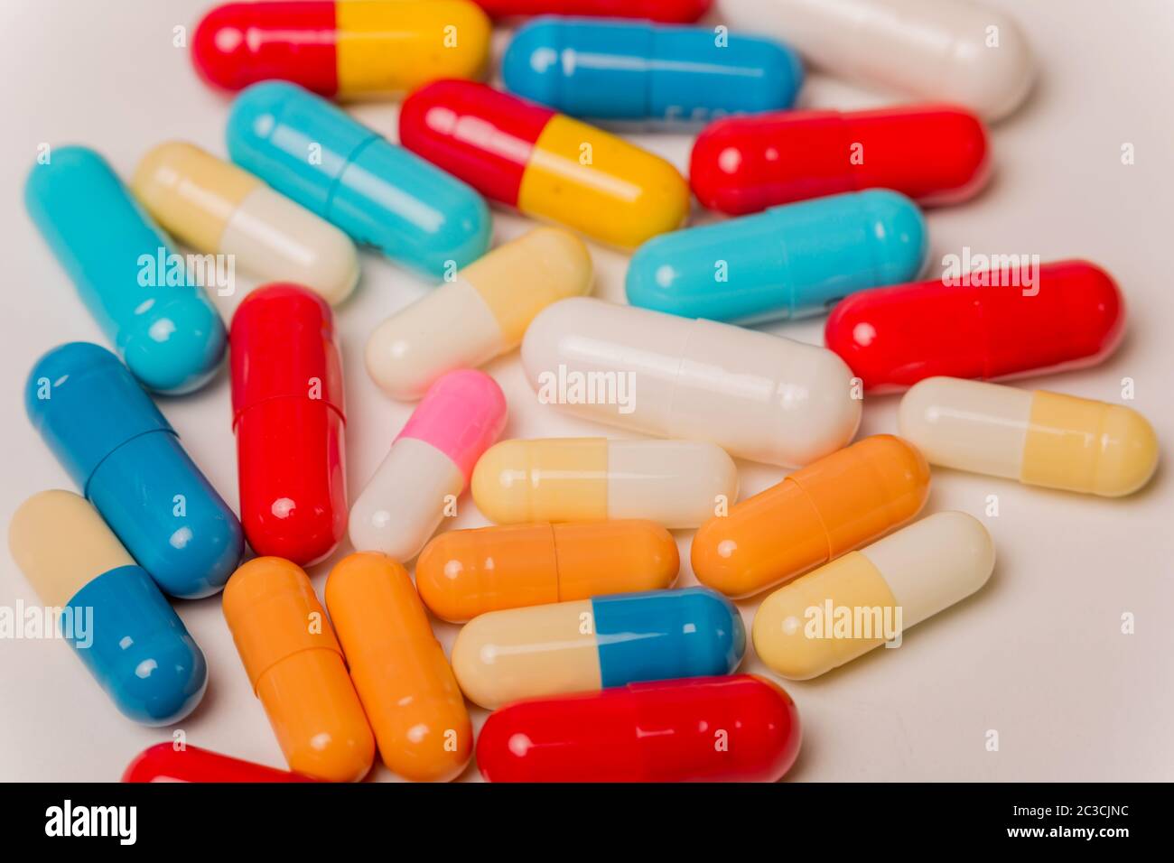 different Tablets pills capsule heap mix therapy drugs Stock Photo - Alamy
