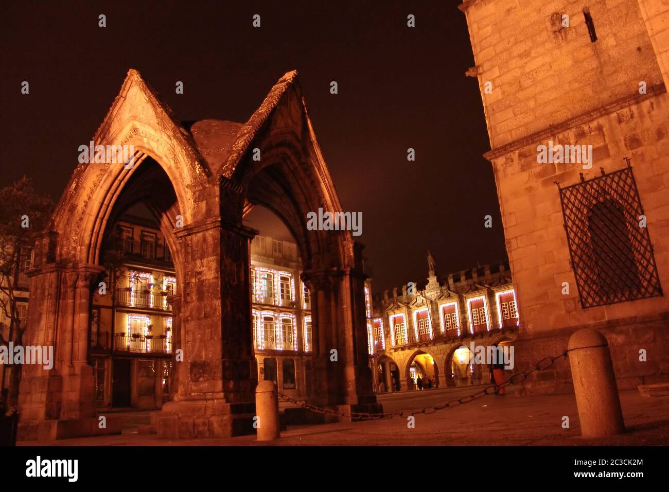 old architecture at night Stock Photo - Alamy