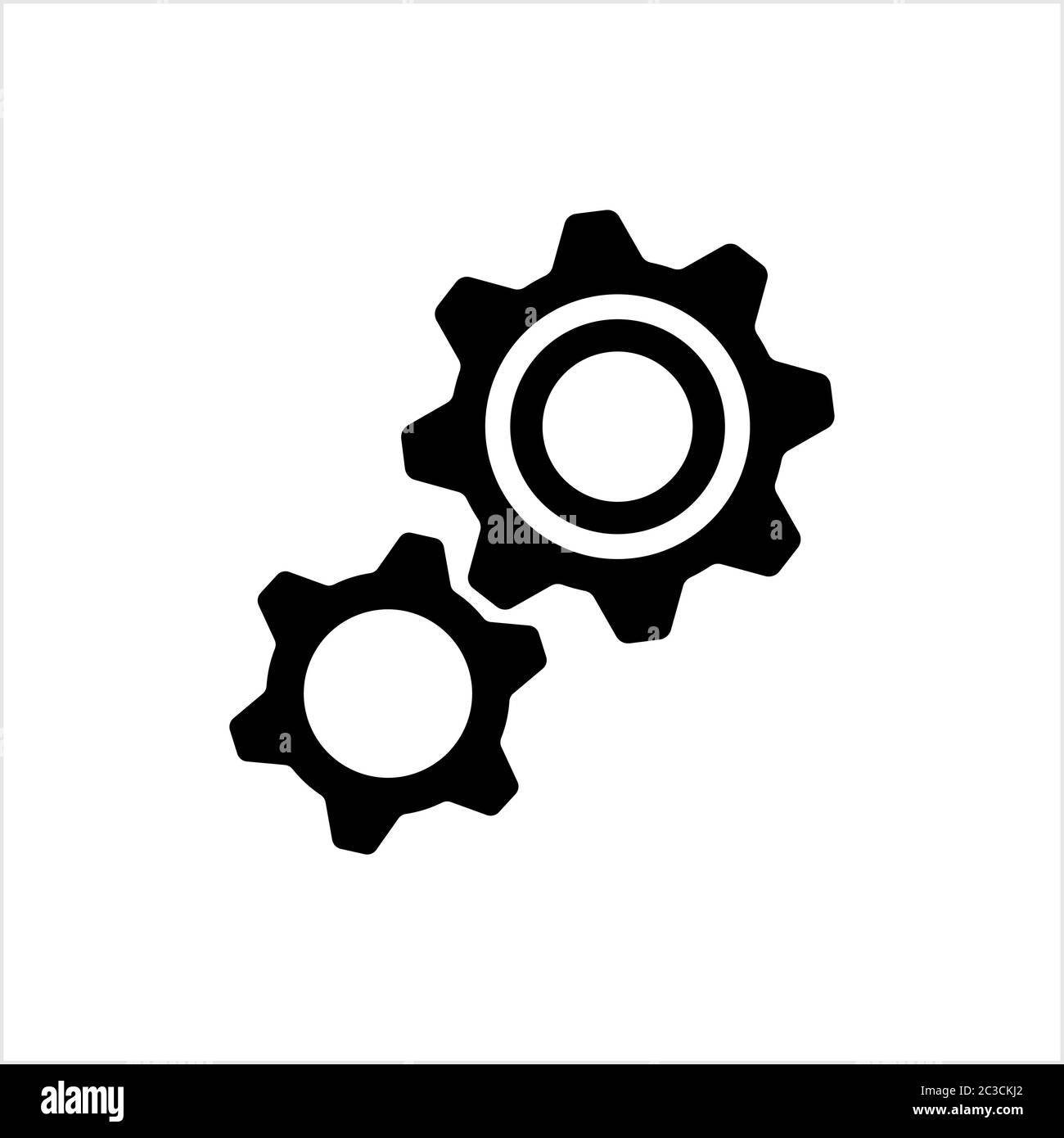 Setting Icon, Gear, User Preference Setting Vector Art Illustration Stock Vector Image & Art - Alamy