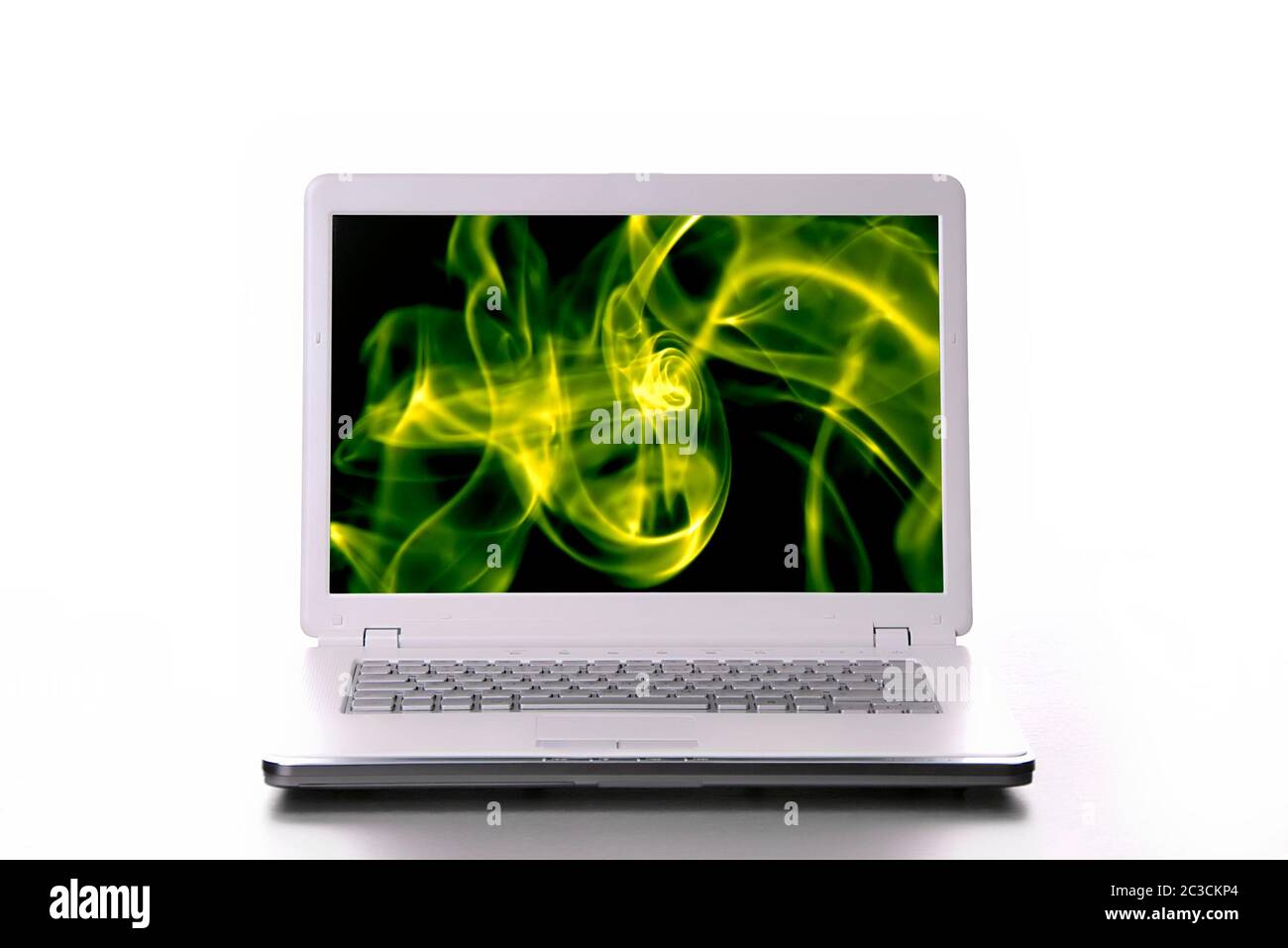 a personal computer isolated on white background Stock Photo - Alamy